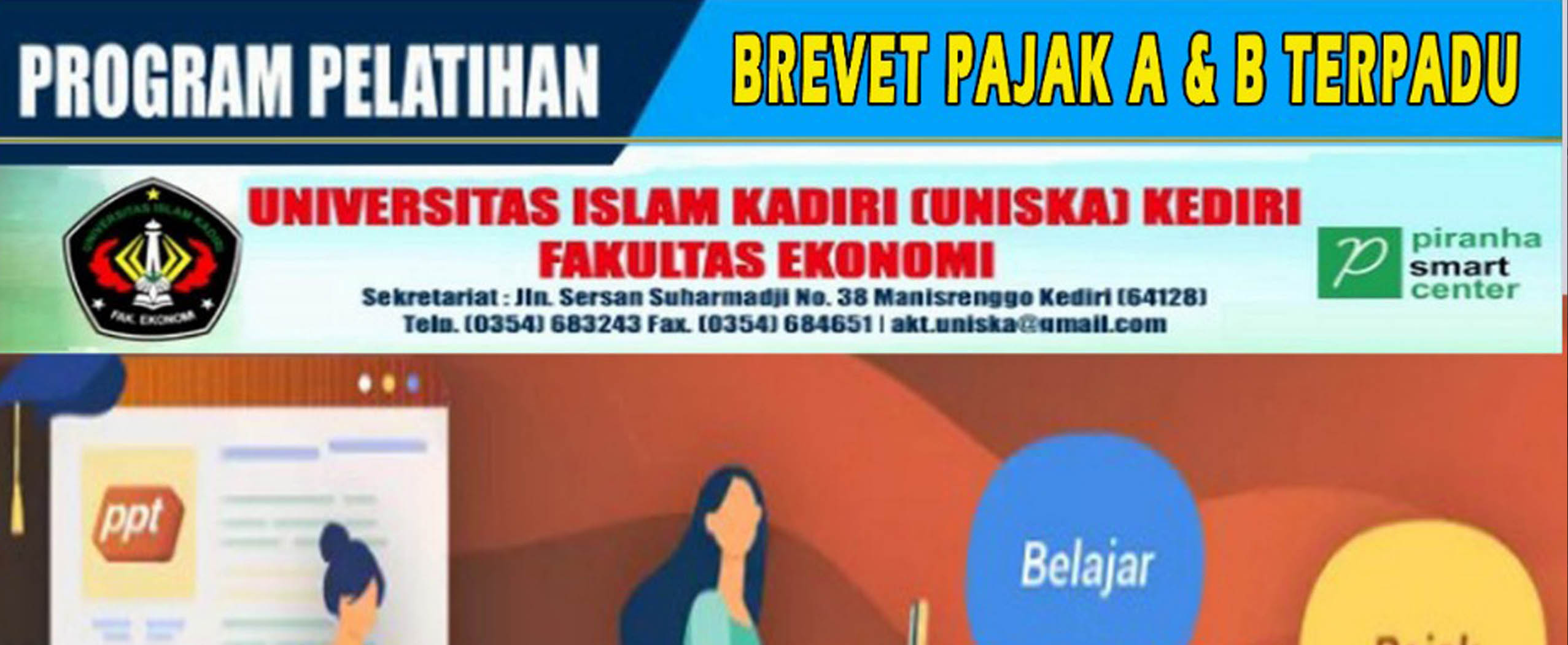 Info Pendaftaran Program Pelatihan Brevet Pajak A & B Terpadu – Universitas Islam Kadiri